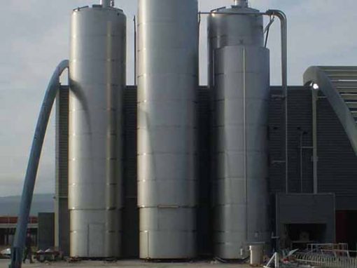 Fabricantes Depósitos de Acero Inoxidable y silos para almacenamiento
